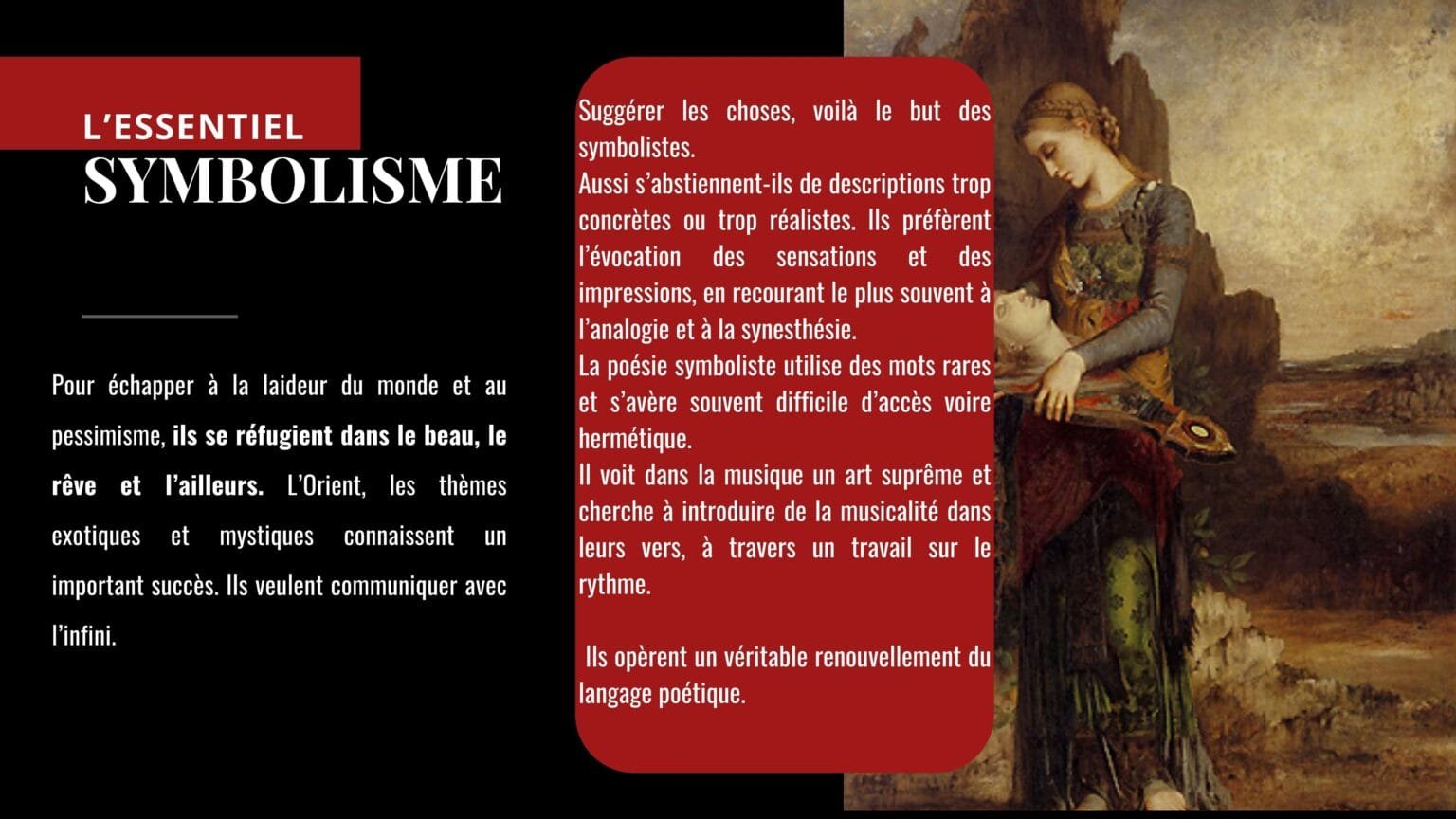 LE SYMBOLISME - ART ET LITTERATURE